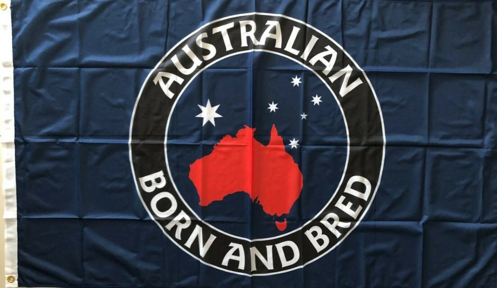 Australian Born And Bred Flag 150 x 90cm - Custom Flag Australia