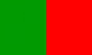 Green and Red (Mayo or Rabbitohs Colours ) - Custom Flag Australia