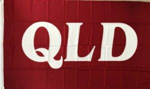Queensland Flag QLD Maroon Flag 150 x 90cm - Custom Flag Australia