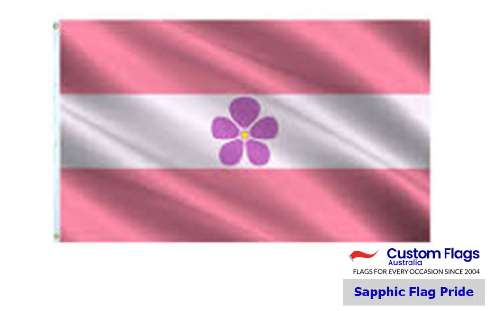 Sapphic Pride Flag: Buy Custom Lesbian Flag Merchandise Online in Australia