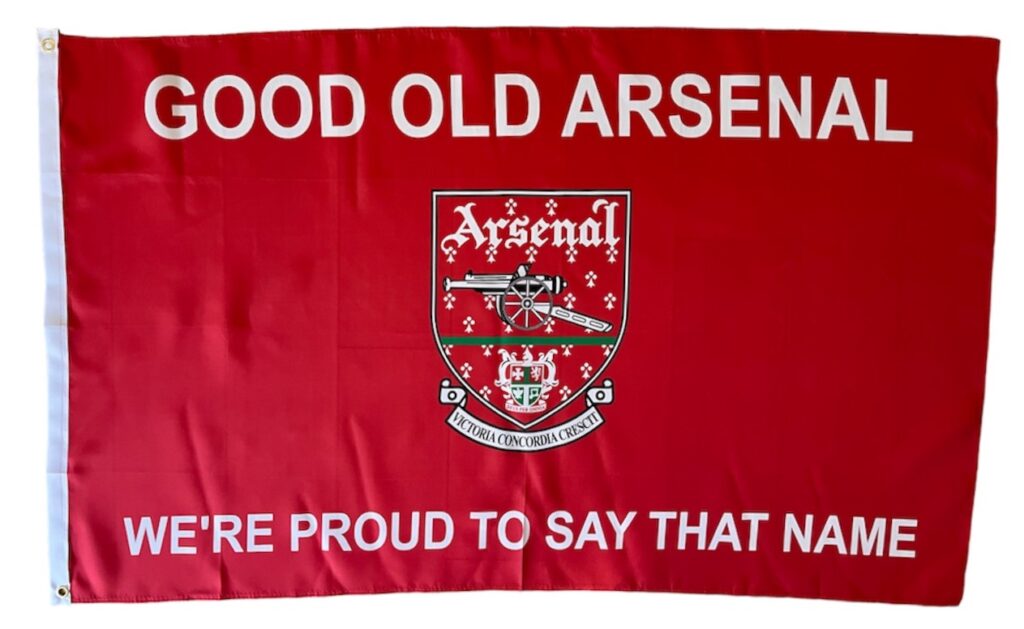 Good Old Arsenal Flag 150 x 90cm - Custom Flag Australia